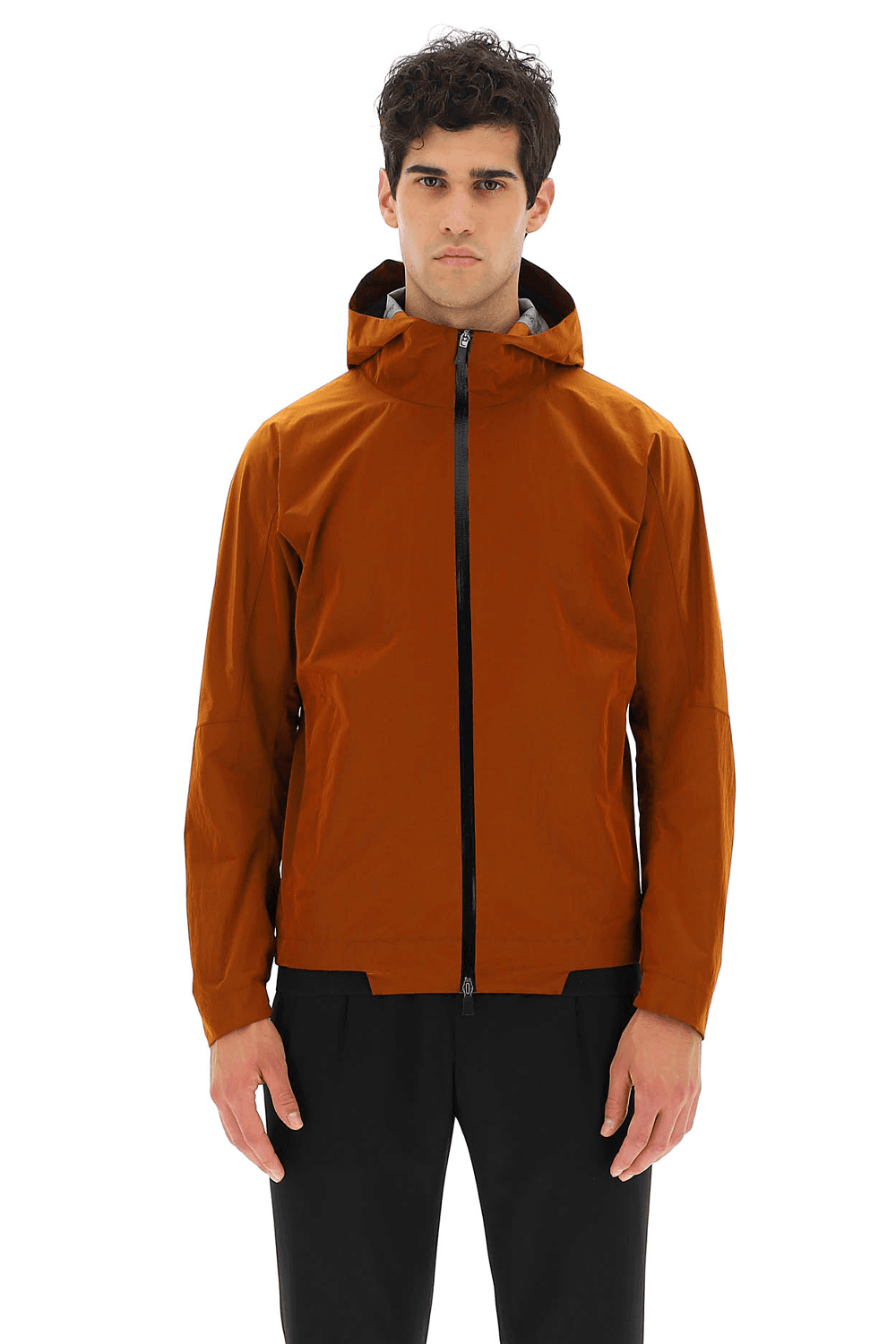 Herno | Relaxed Opalescent Laminar Bomber Jacket Orange | Intro – INTRO